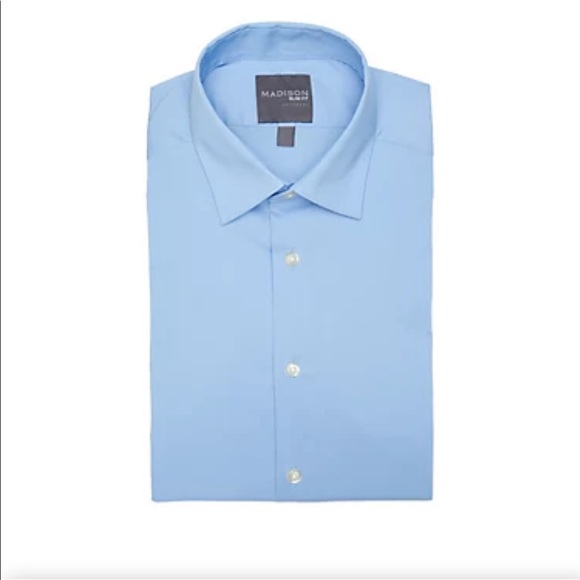 Madison | Shirts | Nwt Madison Slim Fit Shirt Dress L 61653435 Ls ...